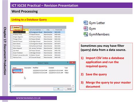 Ict Igcse Practical Revision Word Processingpdf