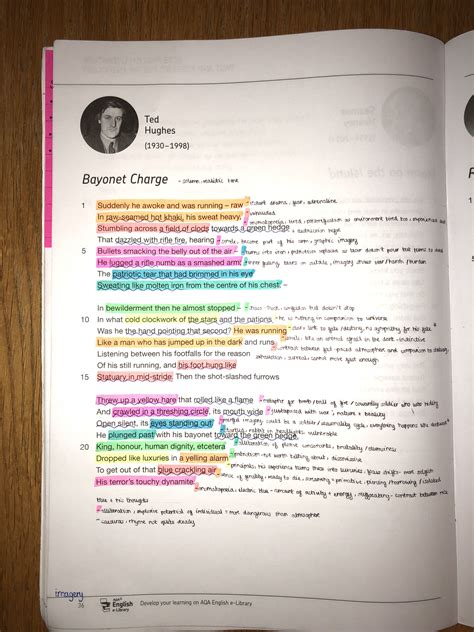 Power And Conflict Poems Bayonet Charge By Ted Hughes