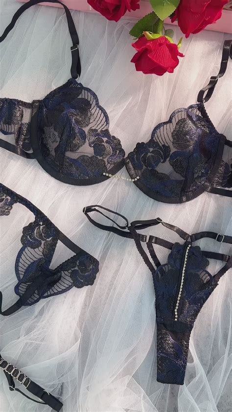 Luxurious Fancy Embroidered Sexy Lingerie Set Hellolagirl Hellolagirl