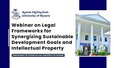 International Webinar On Legal Frameworks For Synergizing Sustainable Development Goals And