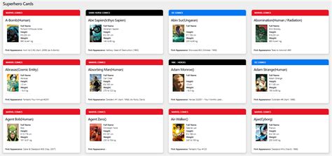 superhero database devpost