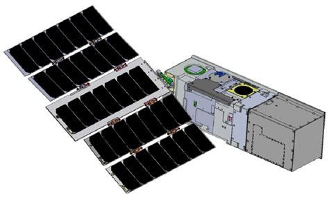 Tropics Space Vehicle Showing Cubesat Bus Radiometer Payload And