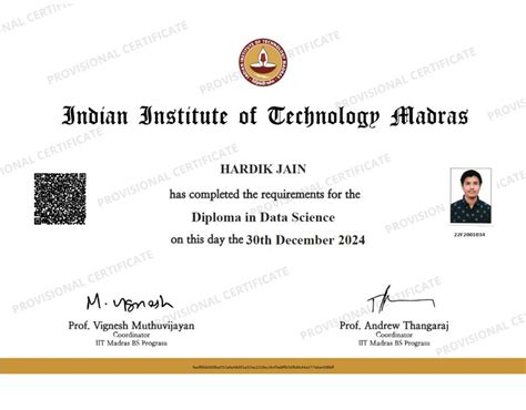 Datascience Machinelearning Artificialintelligence Iitmadras Learning Hardik Jain 12