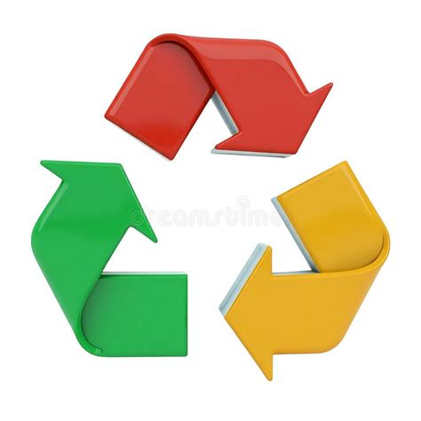 Vibrant Recycling Arrows Symbol Eco Friendly Green Planet Stock Illustration Illustration Of