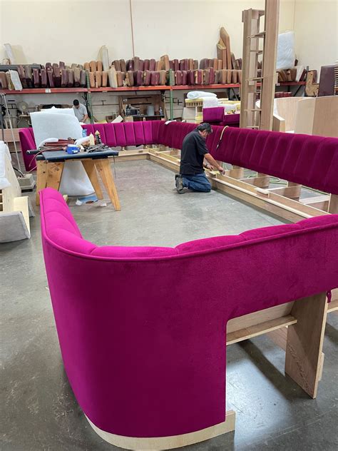 Velvet Restaurant Booth Elegance Millwork And Commercial Seating