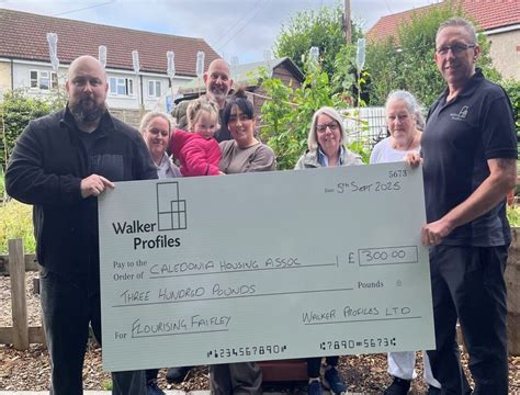 Donation To Flourishing Faifley On Behalf Of Caledonia Housing