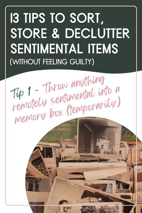 13 Guilt Free Tips On How To Get Rid Of Sentimental Clutter — Minimize My Mess