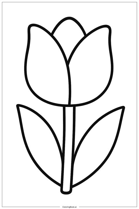 Página Para Colorear De Flores De Primavera