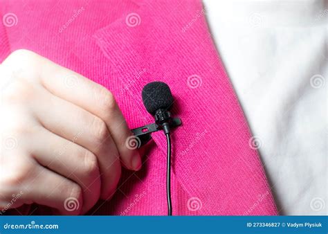 Lavalier Microphone Stock Image Image Of Audio Music 273346827