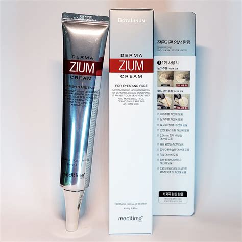 Meditimeneo Botalinum Derma Zium Cream 40g Eyes Face Anti Wrinkle Moist ...