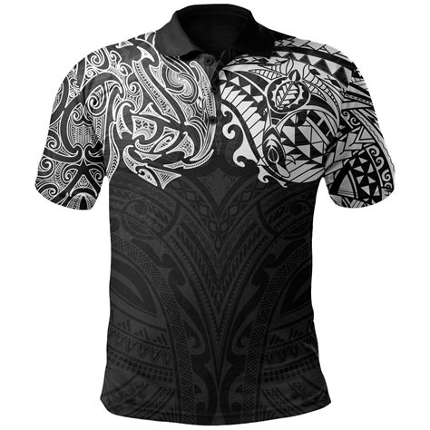 New Zealand Polo Shirt Maori Polynesian Tattoo Maori Polynesian