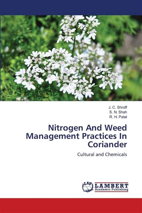 알라딘 Nitrogen And Weed Management Practices In Coriander Paperback