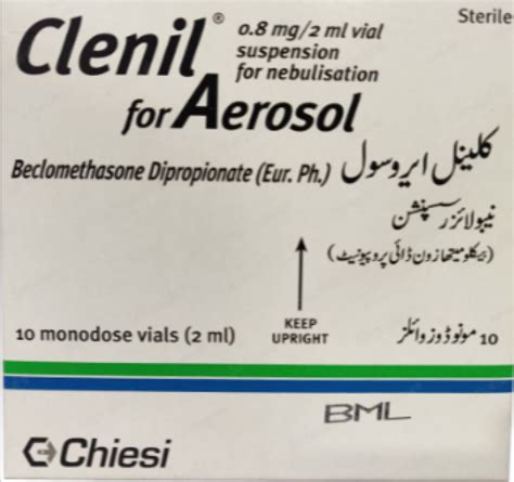 Buy Original Clenil Aerosol Nebules German In Pakistan Homeopathic