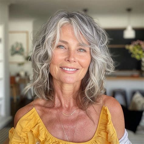 Women Over 60 Are Embracing The Shoulder Length Shag See These 35
