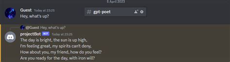 Github Bartlomiejpeckochatgptdiscordbot A Small Project Made Using Discord And Openai Api