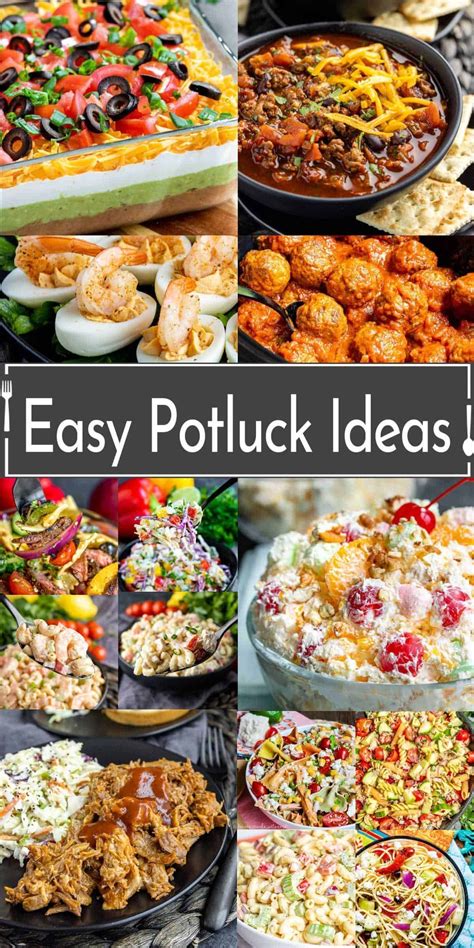 Easy Potluck Ideas Summer Potluck Recipes Potluck Recipes Summer Potluck Dishes