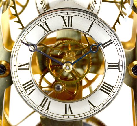 English Sinclair Harding Harrison Grasshopper Double Pendulum Sea Skeleton Clock At 1stdibs