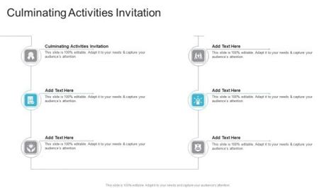 Culminating Activities Invitation Powerpoint Presentation And Slides