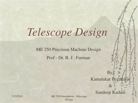 PPT Telescope Design PowerPoint Presentation Free Download ID 1772227