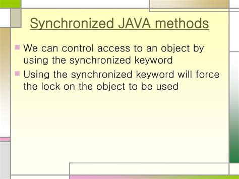 Ppt Lecture 5 Java Thread Programming Powerpoint Presentation Free