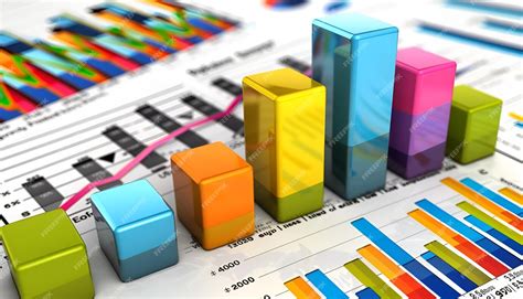 Premium Photo Data Analytics Business Graphs And Charts