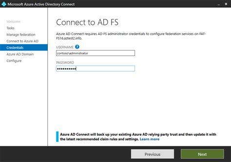 Microsoft Entra Connect Manage AD FS Trust With Microsoft Entra ID Using Microsoft Entra