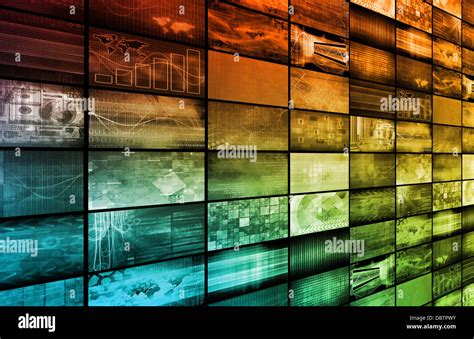 Technology Background As A Digital Abstract Art Stock Photo Alamy