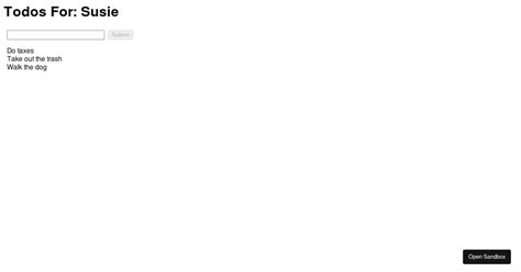 Todo Interview Template Codesandbox