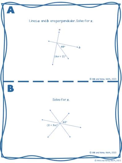 Segment And Angle Relationships Practice Speed Dating Foundations Of Geometry