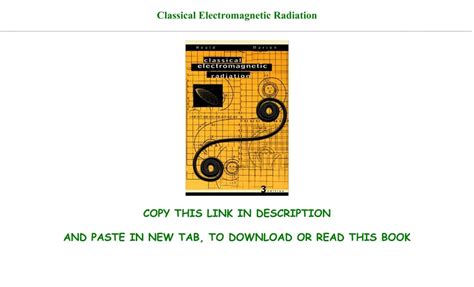 Pdf Download Classical Electromagnetic Radiation Pre Order