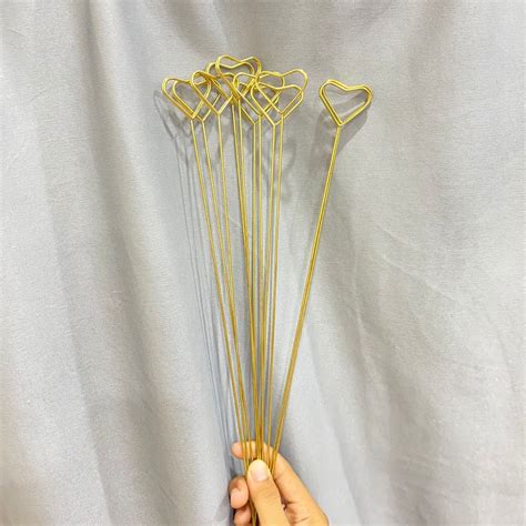 1pc Gold Stick Card Stick Bunga Stick Greeting Cards Gagang Ucapan B Zeita Id