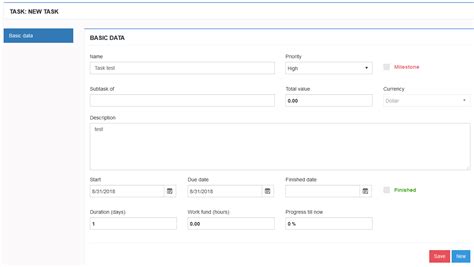 Kendo Project Tasks Project Team Kendo Manager