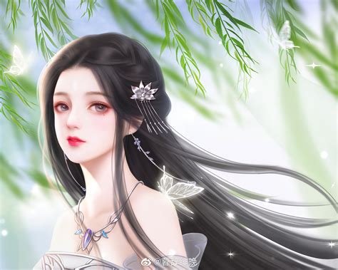 Lu Xueqi Zhu Xian Drawn By Zhu Zai Bamboos Danbooru