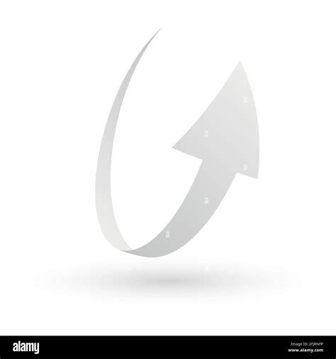 Simple Loop Circle Arrow Icon Stock Vector Image Art Alamy