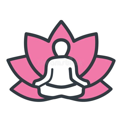 Yoga Meditation Symbol Icon Stock Illustrations 42179 Yoga