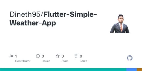 GitHub Dineth Flutter Simple Weather App