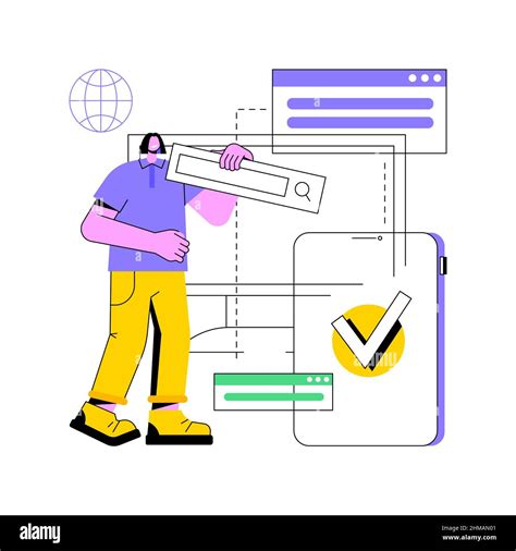 Cross Browser Compatibility Abstract Concept Vector Illustration Multi