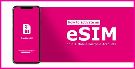 ESIM Activation On T Mobile Postpaid Account
