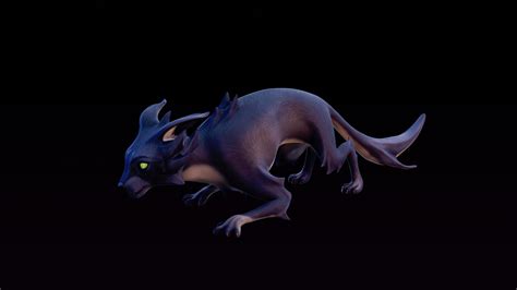 Cartoon Cat Rigged 3d Model By Ignkiran