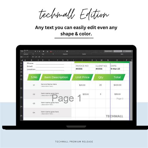Invoice Template Auto Calculation Excel Numbers Google Sheets Invoice Template Automated
