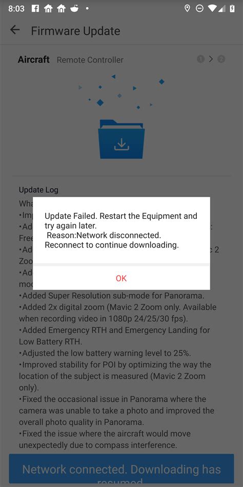 Cant Update Firmware With This Error Help Rdji