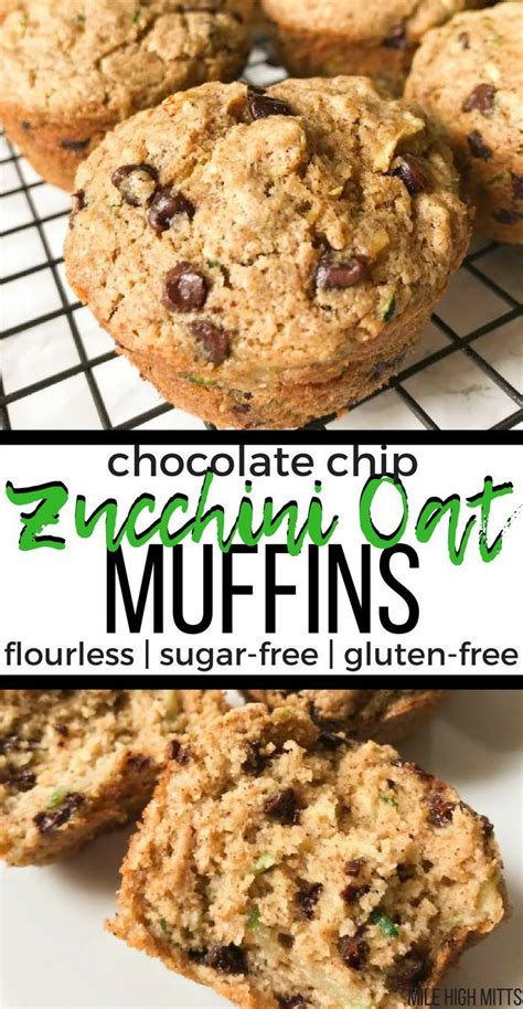 This Easy Healthy Zucchini Oat Muffin Recipe Is Flourless Sugar Free