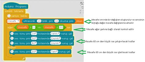 Kod Blokları İle Arduino Mblock Ile Park Sensörü Yapımı
