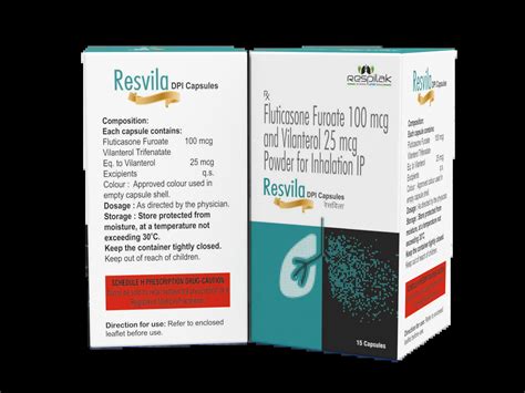 Fluticasone Furoate 100 Mcg And Vilanterol 25 Mcg Inhaler Respilak