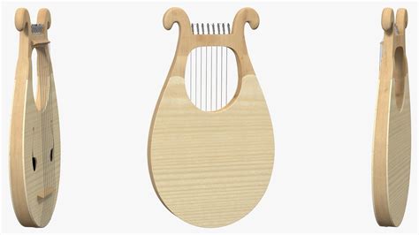 Traditional Stringed Instruments Collection 5 3d Model 199 3ds Fbx