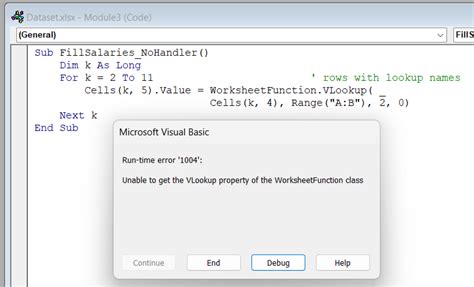 How To Use On Error Resume Next In Excel Vba For Error Handling Excel