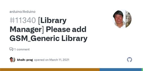 Library Manager Please Add Gsm Generic Library Issue Arduino Arduino Github