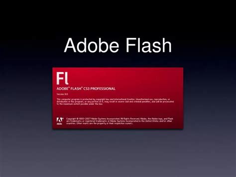 PPT Adobe Flash PowerPoint Presentation Free Download ID