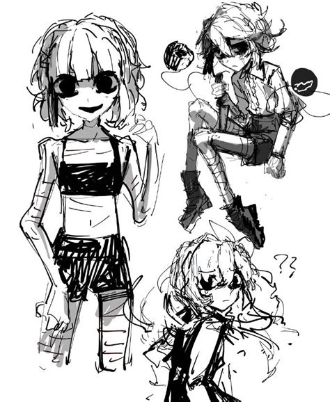 Achooshi Anatomy Practice Character Design Inspiration Sketches