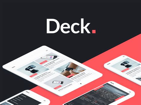 Deck Card UI Kit Uistore Design
